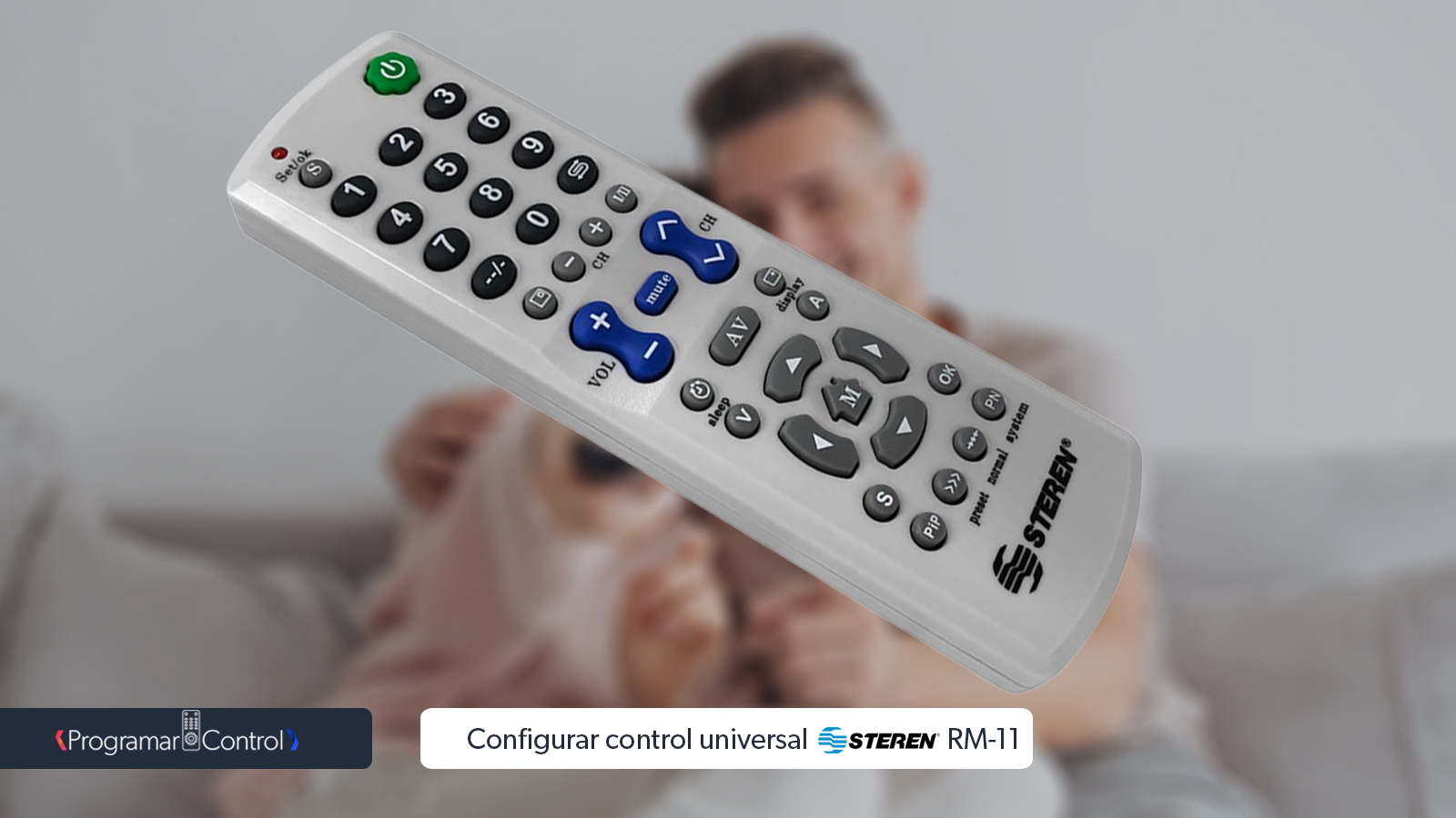 Configura tu control universal Steren en 5 sencillos pasos y olvídate ...
