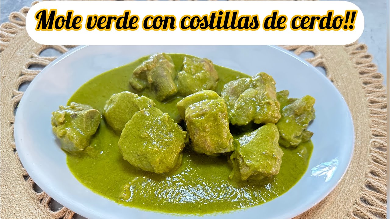 Mole verde con carne de puerco: descubre la receta secreta y sorprende ...